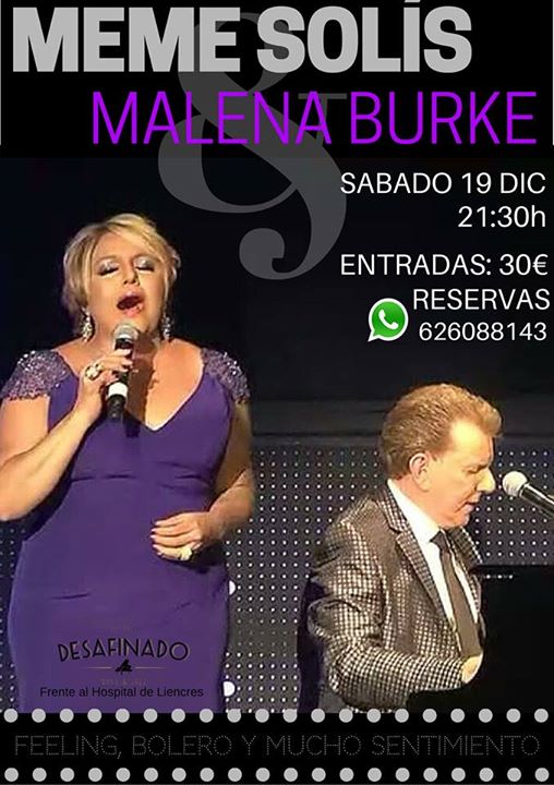 Concierto de Meme Solís en Desafinado en Liencres - Miplanhoy - qué ...