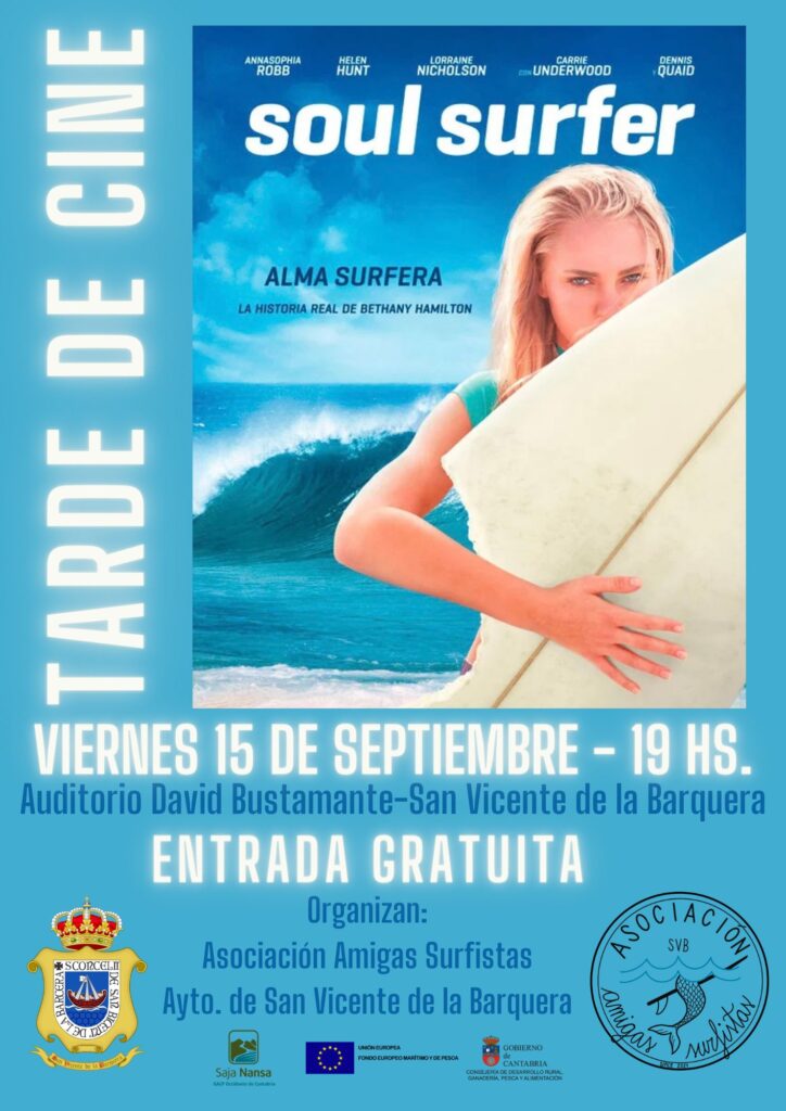 Cine - Soul Surfer - 15 Septiembre - Miplanhoy - qué hacer hoy en Cantabria