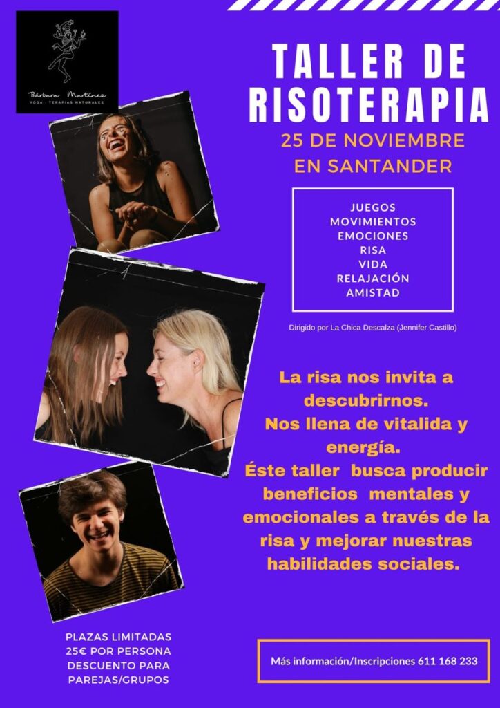 Taller de Risoterapia - 25 Noviembre - Miplanhoy - qué hacer hoy en Cantabria