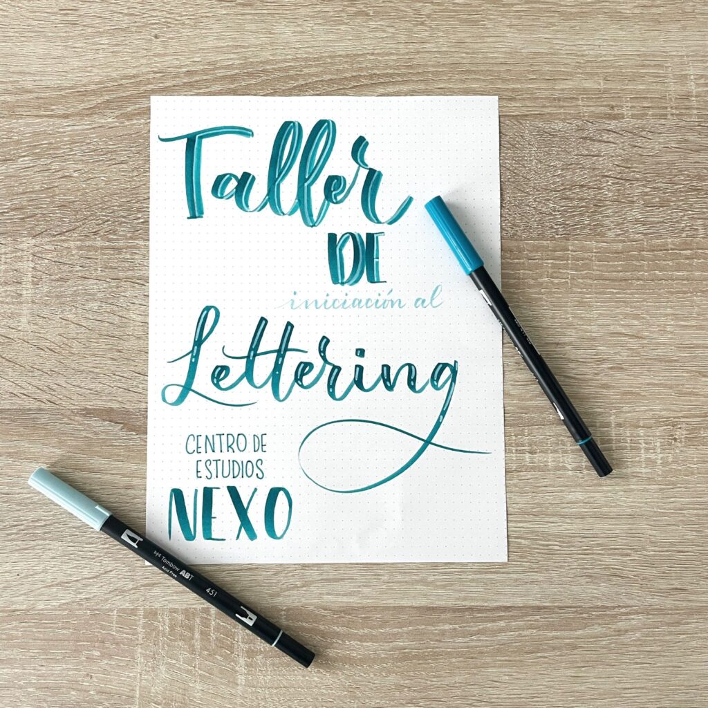 TALLER DE INICIACIÓN AL LETTERING - Miplanhoy - qué hacer hoy en Cantabria