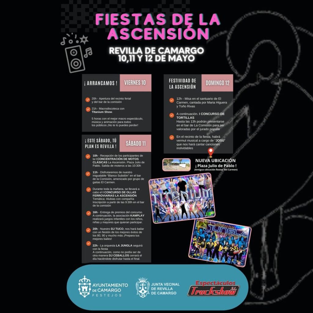 Fiestas de la Ascensión Revilla 2024 - Miplanhoy - qué hacer hoy en Cantabria