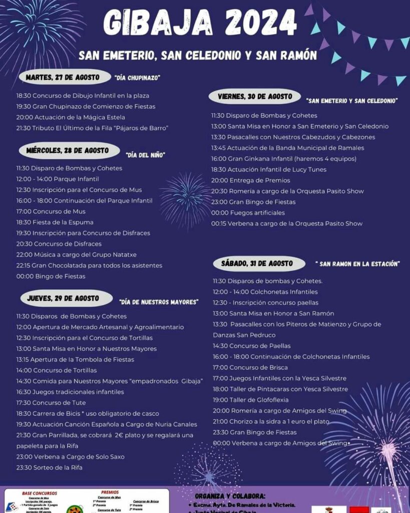 Fiestas de Gibaja 2024 - Miplanhoy - qué hacer hoy en Cantabria